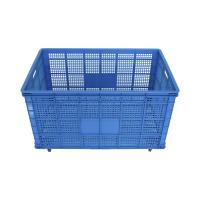China Plastic Stackable Nestable Crates OEM Eco Friendly Strong Loading Capacity for sale
