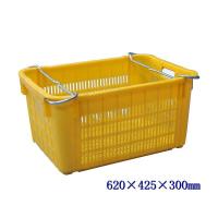 China Practical Iron Handled Home Kitchen Storage Crate for Organizing Vegetables and Fruits for sale