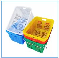 China Practical Iron Handled Home Kitchen Storage Crate for Organizing Vegetables and Fruits for sale