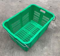 China Convenient Handle Collapsible PP Fruit Vegetable Seafood Crates for Easy Storage for sale