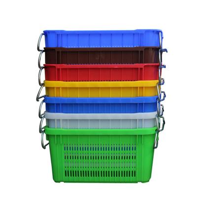 China Foldable Eco-Friendly Plastic Crate Customizable for Harvesting and Sale of Produce for sale