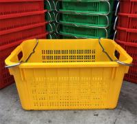 China Foldable Eco-Friendly Plastic Crate Customizable for Harvesting and Sale of Produce for sale