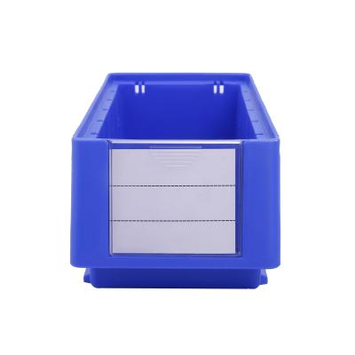 China Customized Color Plastic Shelf Bin with Divider The Perfect Addition to Any Workshop for sale