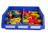 China Multi Function Hanging Bins Plastic Storage Bins Custom Logo Industrial Stacking Box for sale