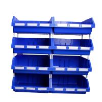 China Multi Function Hanging Bins Plastic Storage Bins Custom Logo Industrial Stacking Box for sale