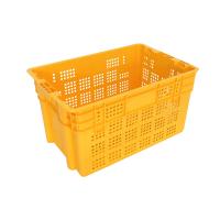 China ISO9001 Certified Tourtop Plastic Crate for Food and Fruit Storage in Supermarkets for sale