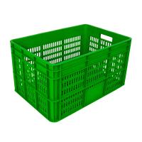 China Highly Durable Collapsible Chicken Cages Plastic Transport Crate for Poultry Farms for sale