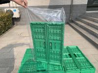 China Collapsing Folding Crate in 600x400 mm Size Perfect for Storing Fruits and Vegetables for sale