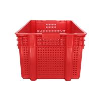 China 640*420*305mm Poultry Plastic Transport Crate for Safe and Convenient Chicken Handling for sale
