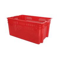 China 640*420*305mm Poultry Plastic Transport Crate for Safe and Convenient Chicken Handling for sale