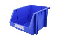 China Optimize your warehouse Plastic shelf bin with stackable design and optional divider for sale