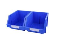 China Optimize your warehouse Plastic shelf bin with stackable design and optional divider for sale