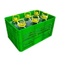 China ISO9001 Certified 600x400x320mm Plastic Collapsible Crate for Moving and Organization for sale