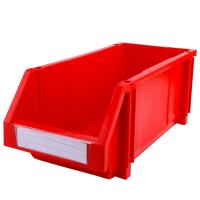 China Plastic Storage Organizer Crate for Open Front Stacking Internal Size 172x414x94mm for sale