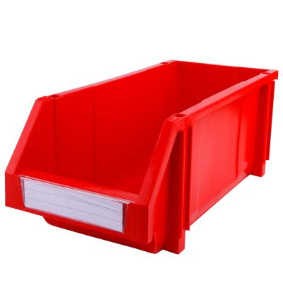 China Plastic Storage Organizer Crate for Open Front Stacking Internal Size 172x414x94mm for sale