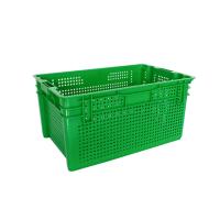 China Plastic Crate Stackable Heavy Duty and Eco-Friendly for Logistic Transport Efficiency for sale