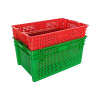 China Plastic Crate Stackable Heavy Duty and Eco-Friendly for Logistic Transport Efficiency for sale