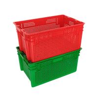 China Plastic Crate Stackable Heavy Duty and Eco-Friendly for Logistic Transport Efficiency for sale