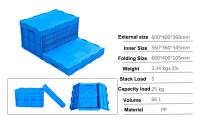 China Mesh Style Collapsible Plastic Crates for Easy Storage and Transport of Camping Vegetables for sale