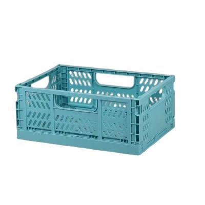 China Storage Turnover Plastic Folding Crate Versatile Solution for Home Office and Industry for sale