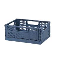 China Storage Turnover Plastic Folding Crate Versatile Solution for Home Office and Industry for sale