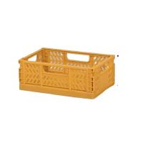 China Storage Turnover Plastic Folding Crate Versatile Solution for Home Office and Industry for sale