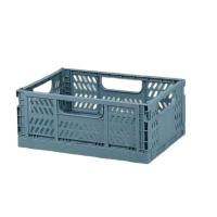 China Storage Turnover Plastic Folding Crate Versatile Solution for Home Office and Industry for sale