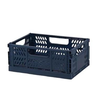 China Desktop Folding Collapsible Storage Crate for Home Small Organizer in Sample Style for sale