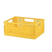 China Desktop Folding Collapsible Storage Crate for Home Small Organizer in Sample Style for sale