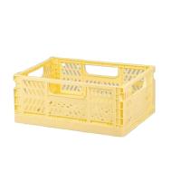 China Desktop Folding Collapsible Storage Crate for Home Small Organizer in Sample Style for sale