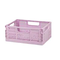 China Desktop Folding Collapsible Storage Crate for Home Small Organizer in Sample Style for sale