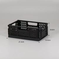 China Convenient Mesh Plastic Crates for Office Desk Stackable and Blue NO Foldable Design for sale