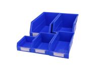 China Small Parts Storage Solution Stackable Solid Box Plastic Bin with Eco-Friendly Design for sale