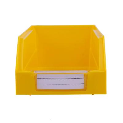 China Back Hanging Stacking Box Industrial Storage Plastic Shelf Bin Workbench Classification Crate for sale