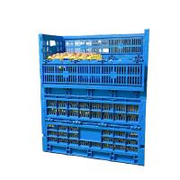 China Chicken Transport and Egg Storage Collapsible Plastic Crate with Storange Function for sale
