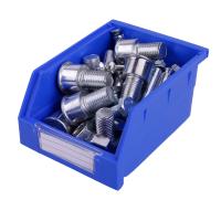 China Customized Color PP Plastic Stack Bins Space Saving Solution for Industrial Racking for sale