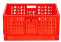 China Collapsible Plastic Pallet Crate Perfect for Storing Large Mesh Fruits and Vegetables for sale