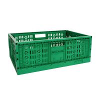 China Collapsible Stackable PP Mesh Moving Storage Plastic Foldable Crate Certificate ISO9001 for sale