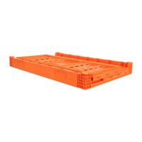 China Customized Logo Tourtop Folding Plastic Crate for Fruits and Vegetables Acceptable OEM for sale