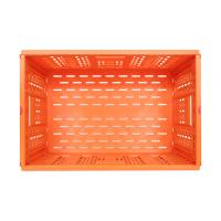 China Customized Logo Tourtop Folding Plastic Crate for Fruits and Vegetables Acceptable OEM for sale
