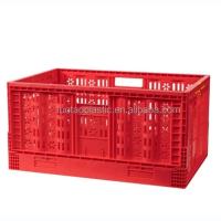 China Supermarket Collapsible and Foldable Plastic Storage Boxes with Logistic Transport for sale