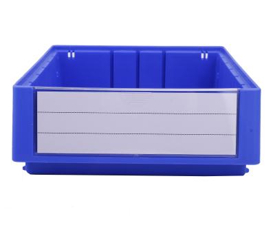China Solid Box Style Plastic Shelf Bin for Eco-friendly Warehouse Storage Management for sale