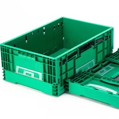 China Professional Foldable Collapsible Stackable Plastic Turnover Box for Logistics Needs for sale