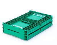 China Customized Logo Collapsible Crate for Warehouse Storage of Fruits and Vegetables for sale