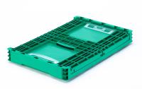 China Customized Logo Collapsible Crate for Warehouse Storage of Fruits and Vegetables for sale