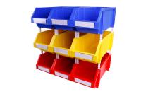 China PP Storage Bin Shelving Organizer Plastic Stackable Bins for Storage Multi-functional for sale
