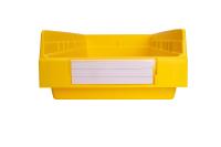 China Warehouse Industrial Plastic Shelf Bin with Dividers Drug Storage Nesting Plastic Bin for sale