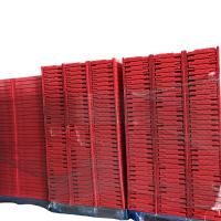 China Mesh Style Heavy Duty Logistic Collapsible Storage Plastic Turnover Container Pallet Box for sale