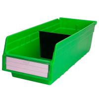 China Workshop Plastic Shelf Bins for Parts Picking Internal Size 480x178x88mm Foldable for sale