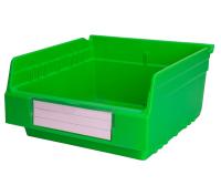 China Solid Plastic Nesting Bin Storage Tray with Divider Industrial Warehouse Storage Solution for sale